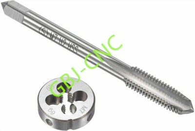 M7 x 1 HSS Tap and Die Set Thread Tap and Round Thread Die Right Hand ...