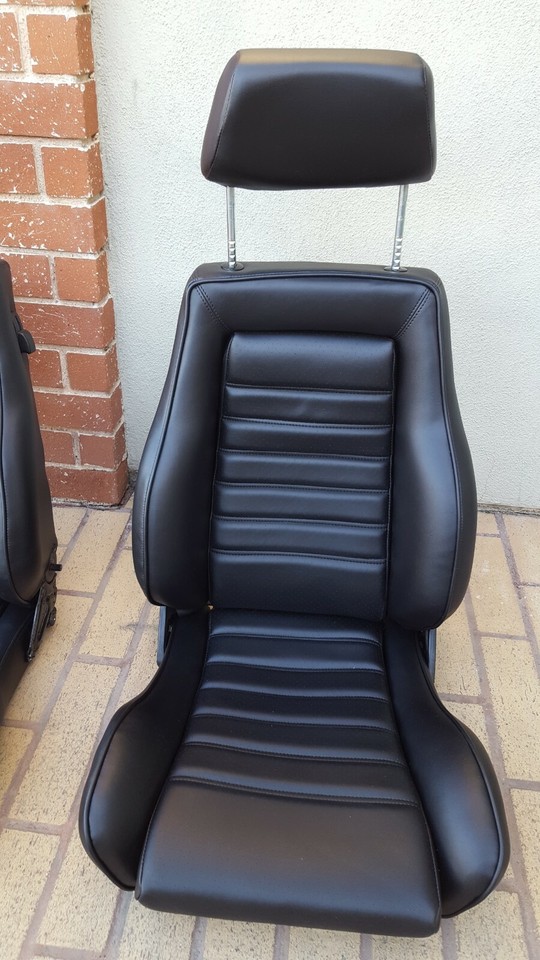 RECARO SE UPHOLSTERY SEAT KIT SET GERMAN VINYL BEAUTIFUL NEW | eBay