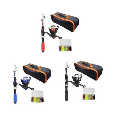 Travel Fishing Rod for Kids, Telescopic Fishing Rod And Reel Combo Set ...