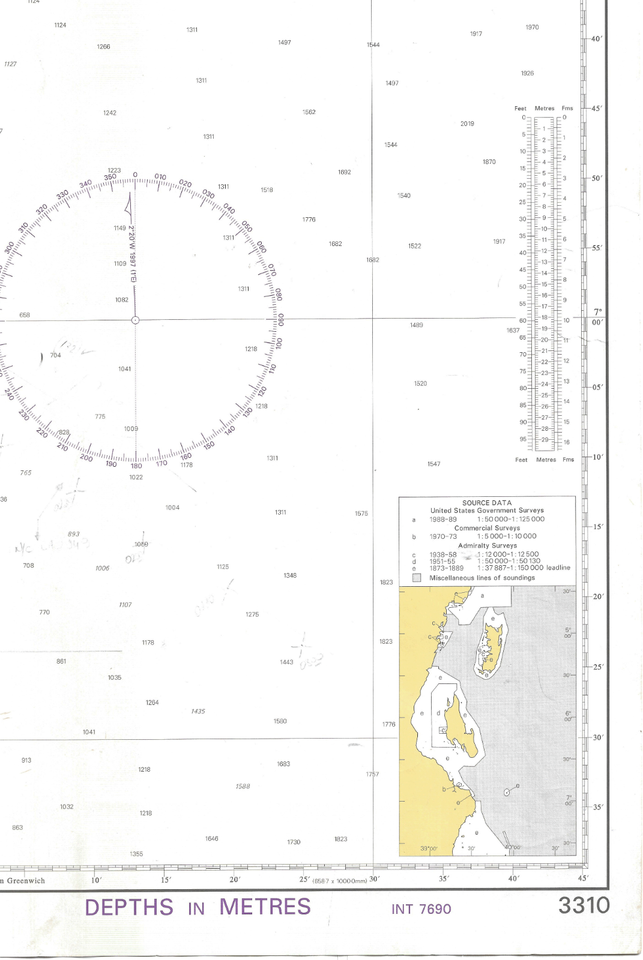 3310 Mafia Island Pemba Africa East Coast Chart Map Maritime Marine ...