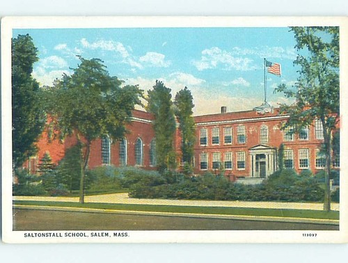 W-Border SCHOOL SCENE Salem Massachusetts MA : make an offer J8612 | eBay