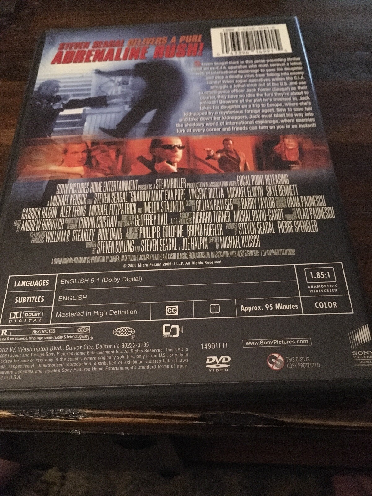 Shadow Man (DVD, 2006, Widescreen) Steven Seagal 43396149915| eBay
