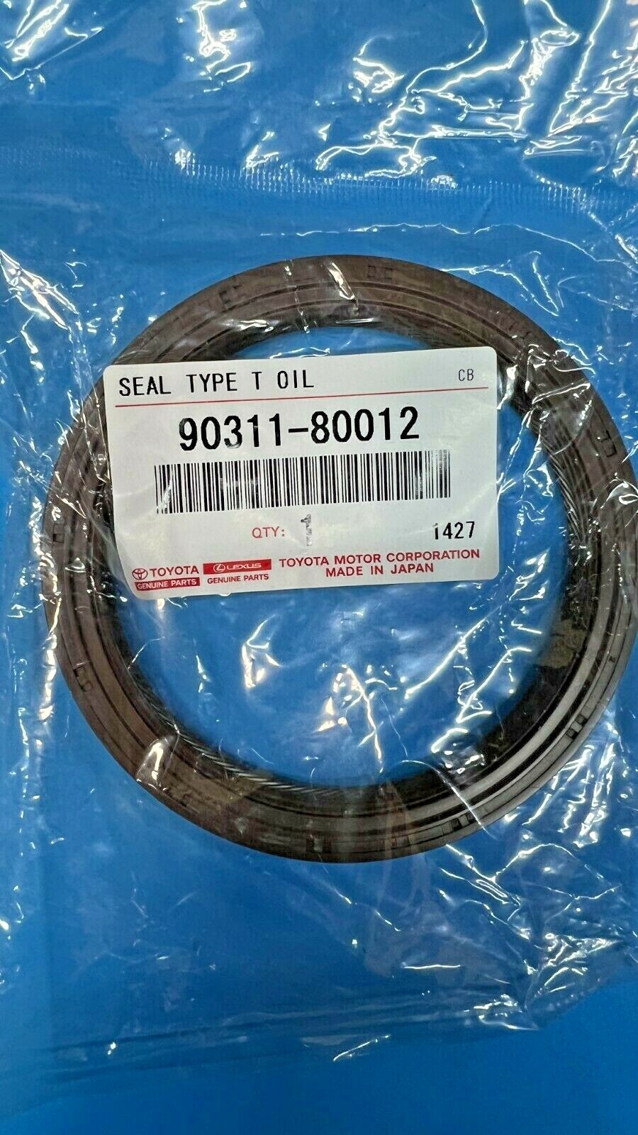 Genuine Toyota Paseo & Tercel (1987-1999) Seal, Rear Engine 90311-80012 ...