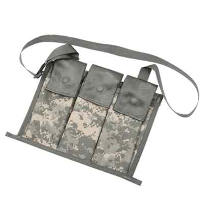 2 -New USGI 6 Magazine Bandoleer Ammo Pouch Triple Mag ACU Digital Camo ...