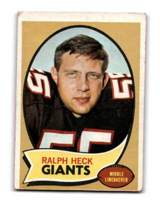 1970 Topps Ralph Heck 127 | eBay