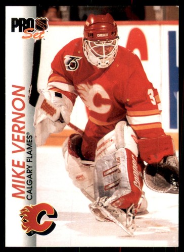 1992-93 Pro Set Mike Vernon Calgary Flames #25 | eBay