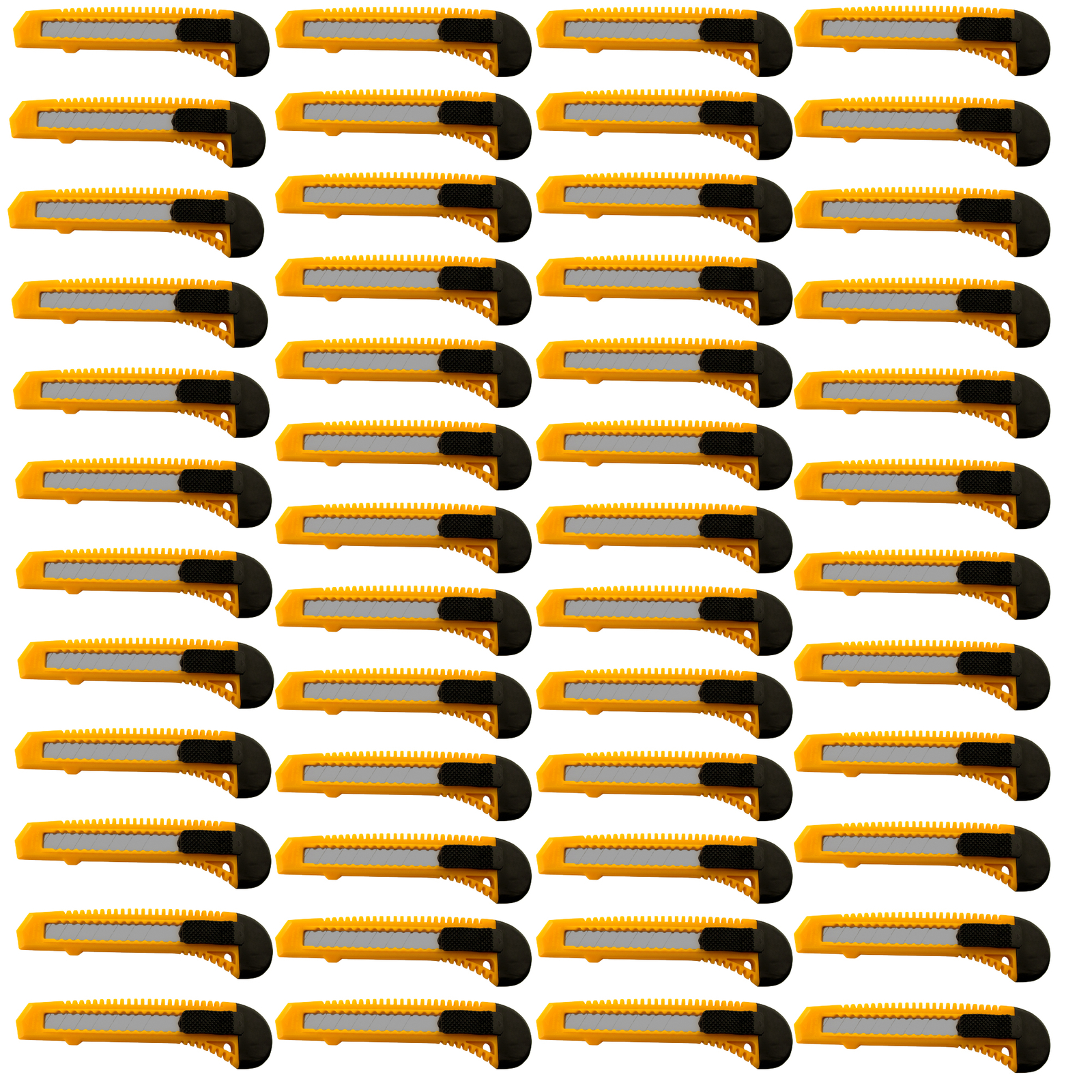 50 Safety Box Cutter Utility Knife Retractable Snap off Razor Blade ...