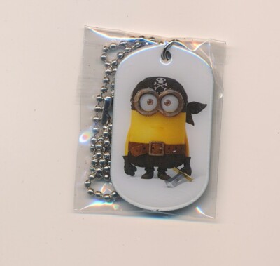 MINIONS THE MOVIE SINGLE REGULAR DOG TAG #8 FROM 2015 | eBay
