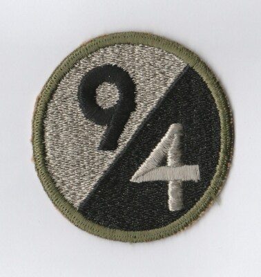 WWII - 94th INFANTRY DIVISION "Variante" (Original patch) | eBay