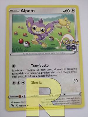 4x Aipom ® Pokemon GO 056/078 ® Comune ® Pokemon ® Italiano | eBay