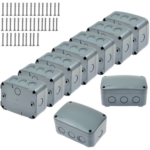 Waterproof Junction Box ABS Electric Enclosures Wire Shell 125×86×62mm ...
