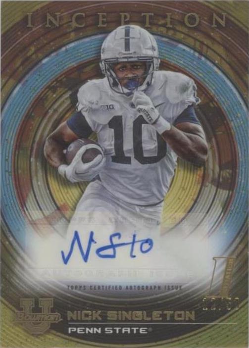 2022-23 Bowman Inception University - Autographs Gold Foil V1 #BIA-NSN ...