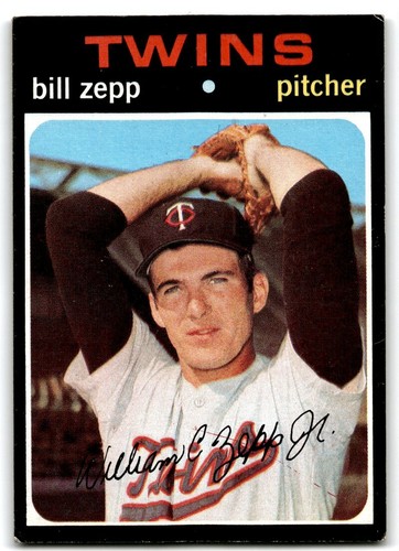 1971 Topps Bill Zepp Minnesota Twins #271 | eBay