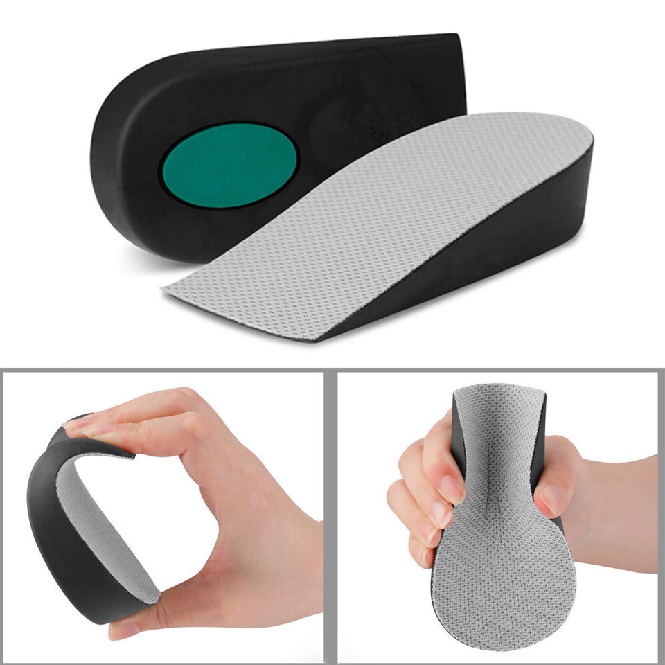 0.6-1.4 inch Height Increase Insole Invisible Taller Shoe Heel Lift ...