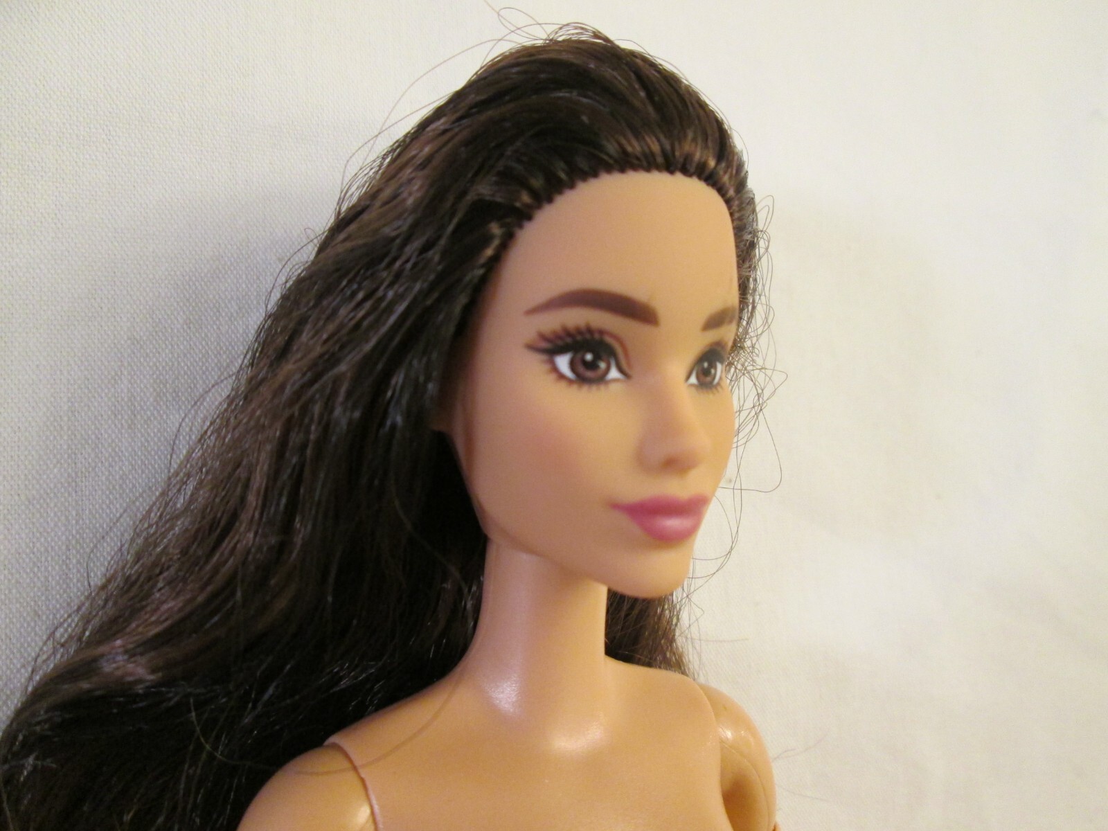 Nude Barbie Fashionistas # 188 Hybrid Doll Made to Move Body MTM ...