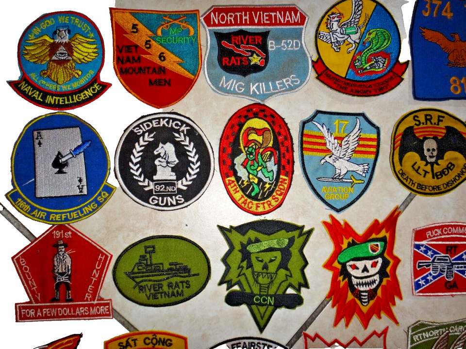 70 Vietnam War US Military & ARVN South Vietnamese Army Patches *FREE ...