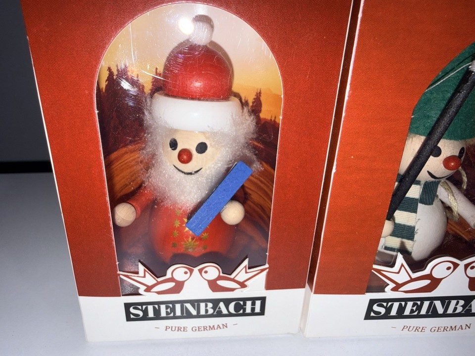 5 Steinbach Wooden German Hand Made Ornaments Erzebirge | eBay
