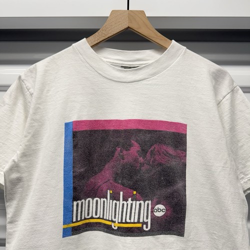 vintage 80's abc moonlighting tv show promo tee | eBay