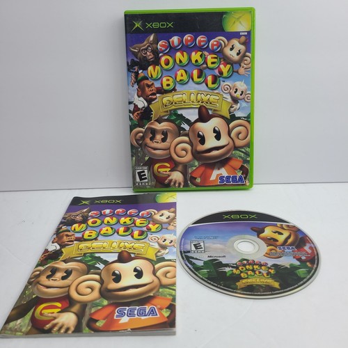 Super Monkey Ball Deluxe (Microsoft Xbox, 2005) Complete CIB | eBay