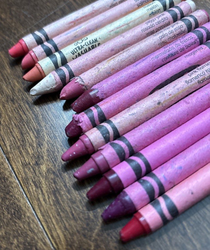 Crayola Crayons Set of 12 Rare Retired Discontinued Crayons Shades of ...