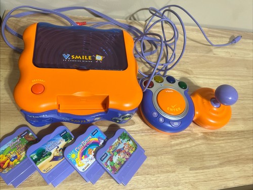 Vtech V Smile TV Learning System Console PAL + Lot of 4 Games - For ...