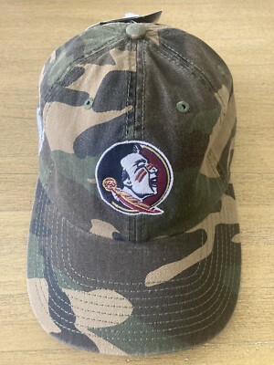 Florida State University FSU Camouflage Hat Cap American Flag Camo ...