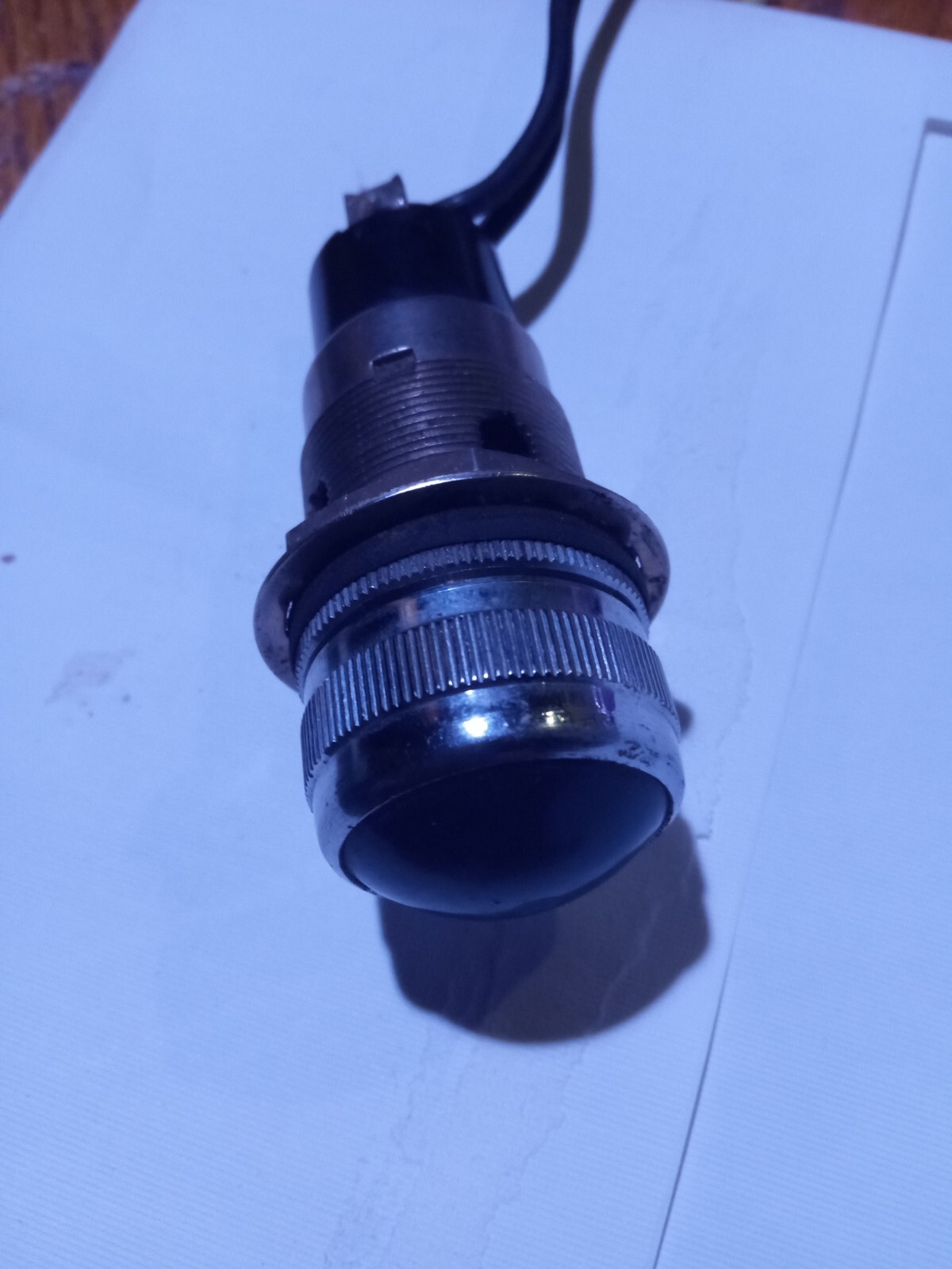 Vintage Dial Co. NY 75W 125V Indicator Panel Light Green Cover Free ...