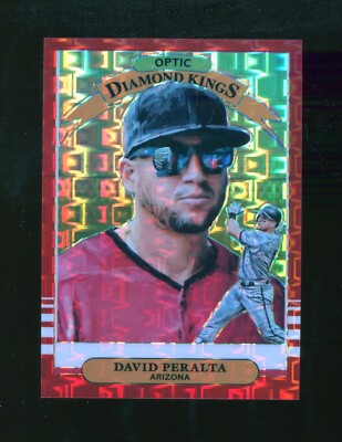 2019 Optic Diamond Kings Red Pandora Prizm David Peraita #28 #D 1/99 ...