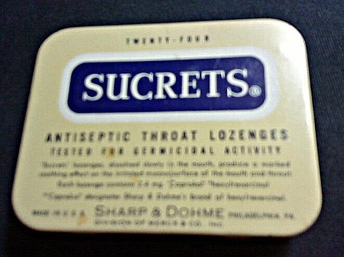 Collectible Sucrets Lozenges Tin Box Full of Vintage Sewing Items! See ...