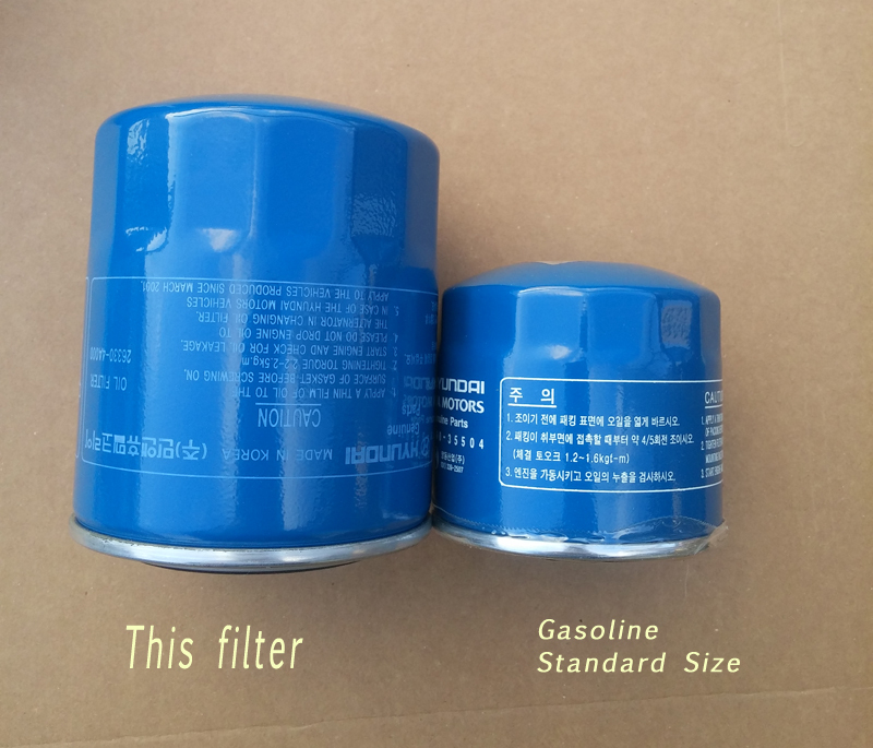 [DIESEL] Genuine Hyundai TERRACAN h1 h350 Sorento Oil Filter ,26330 ...