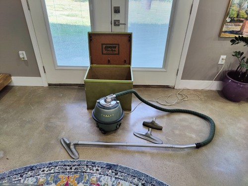 Vintage EUREKA Vacuum Cleaner - Roto-Matic W/ Hose, Attachments, Box | eBay