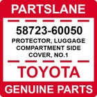 58723-60050 Toyota OEM Genuine PROTECTOR, LUGGAGE COMPARTMENT SIDE ...