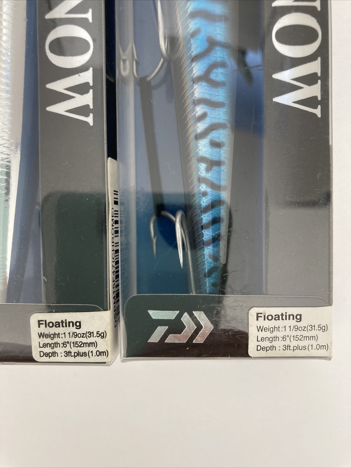 Daiwa Salt Pro SP Minnow Striper FLOATING Lure Mackerel, Chrome, Badonk ...