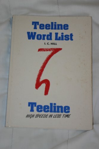 Teeline: Word List by Hill, Ivy Constance Paperback Book The Cheap Fast ...