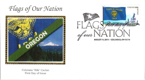 #4316 FOON: Oregon State Flag Colorano FDC (02020114316001) | eBay