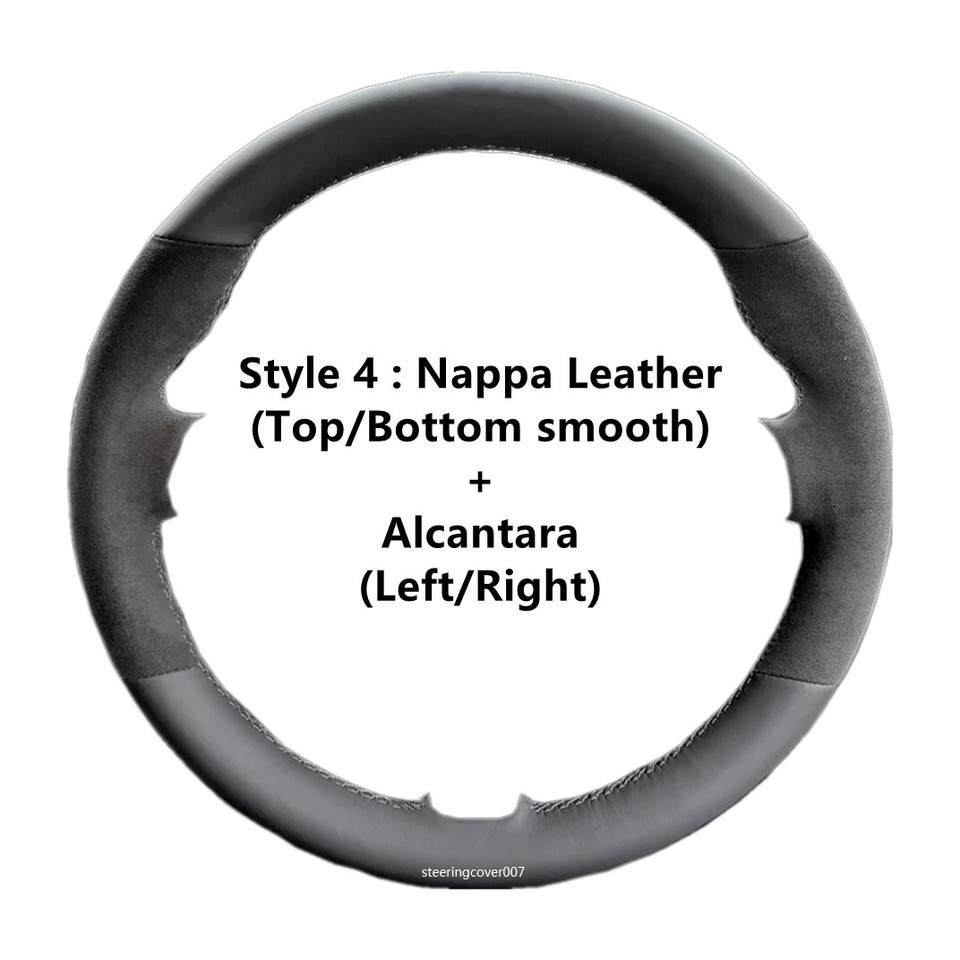 Alcantara Steering Wheel Cover Real Leather Wheel Wrap for LAND ROVER ...