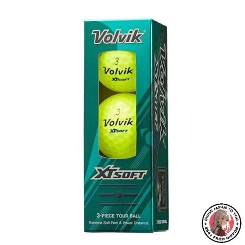 NEU Volvic XT Soft Golfbälle Yellow Sleeve (3er Pack) VOLVIK XT Soft ...