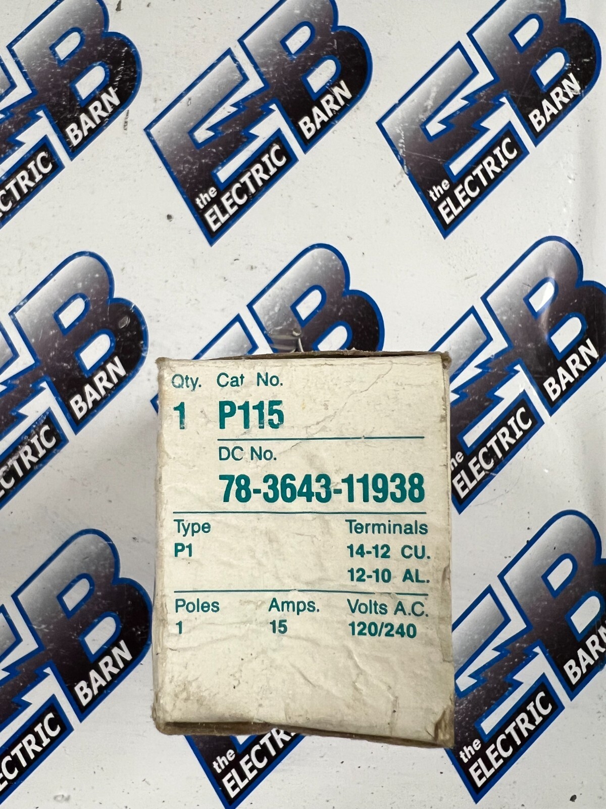 ITE P115 Pushmatic Circuit Breaker 15 Amp 120 Volt 1 Pole NEW-B | eBay