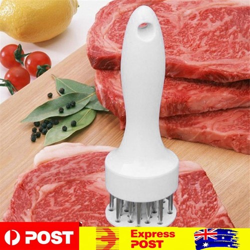 Meat Tenderizer Stainless Steel Sharp Needle Steak Pork Beef Tenderness Kitchen | eBay Australia