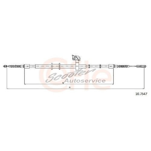 2x Handbremsseil für Audi 80 B4 8C2 8C5 | 323372 | eBay.de