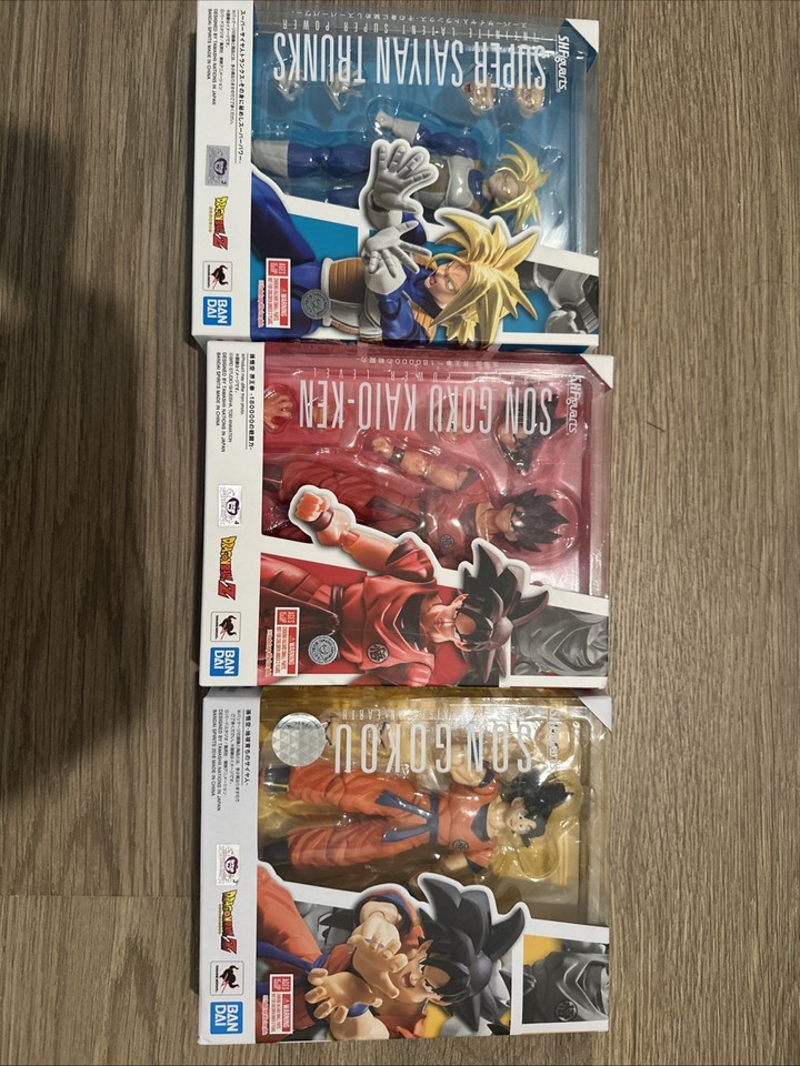 Sh Figuarts Dragon Ball Z Three Figures: Son Goku,son Goku Kaio-ken ...