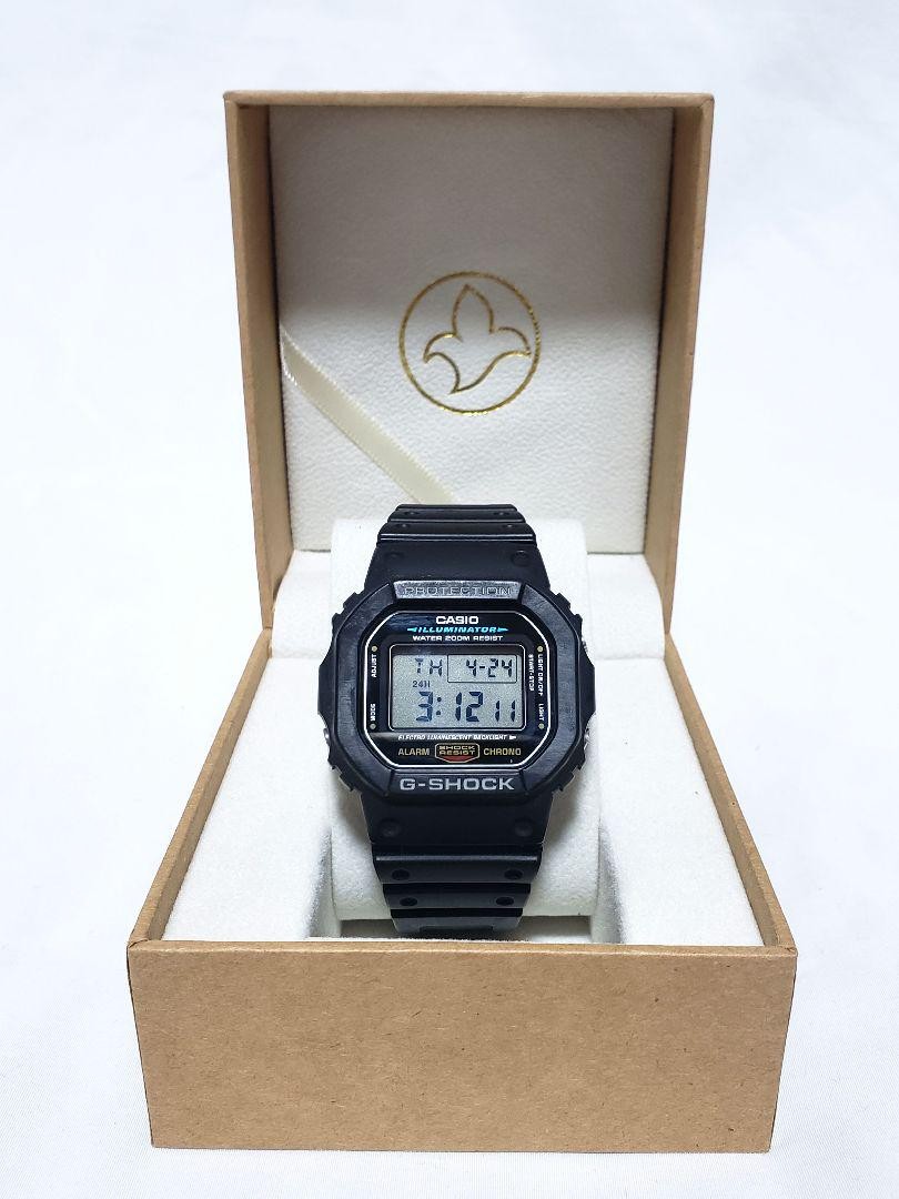 Casio G-Shock DW-5600E Square Digital Watch Black Used - Gem