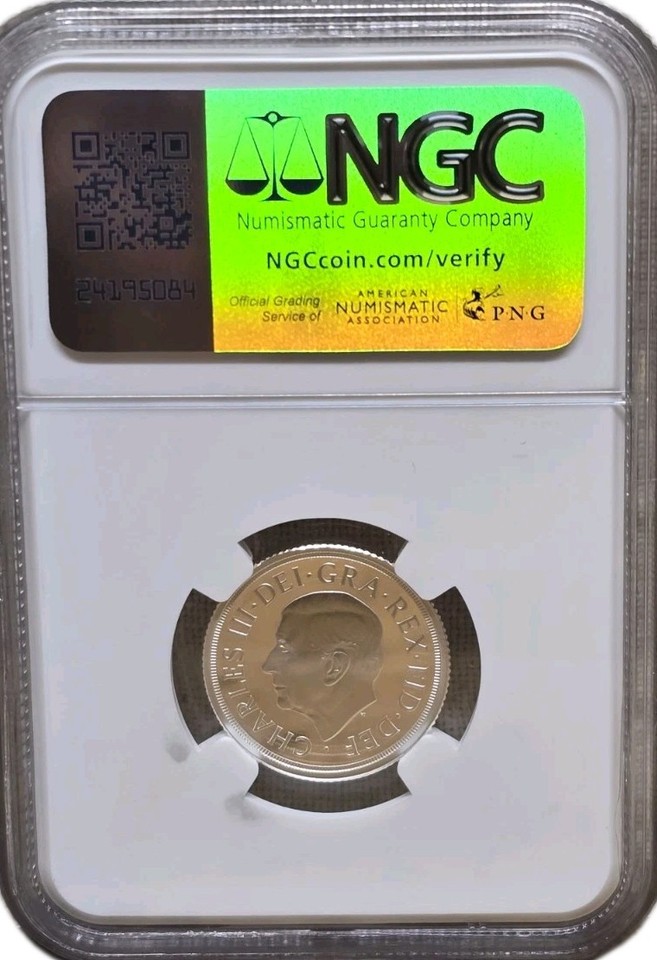 2025 Great Britain 1st First Ever Silver Sovereign NGC PF70 UC ER ...