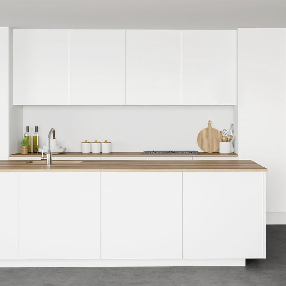 Matte White Contact Paper Peel and Stick Wallpaper Self Adhesive Vinyl ...
