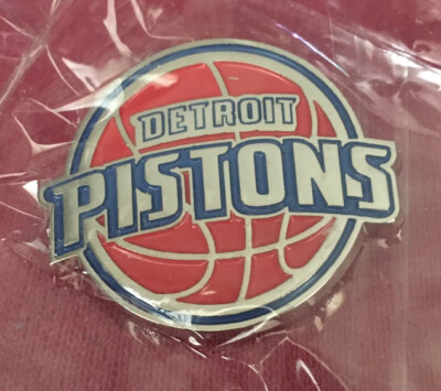 New NIP DETROIT PISTONS NBA BASKETBALL LOGO Lapel Hat Collectible Pin ...