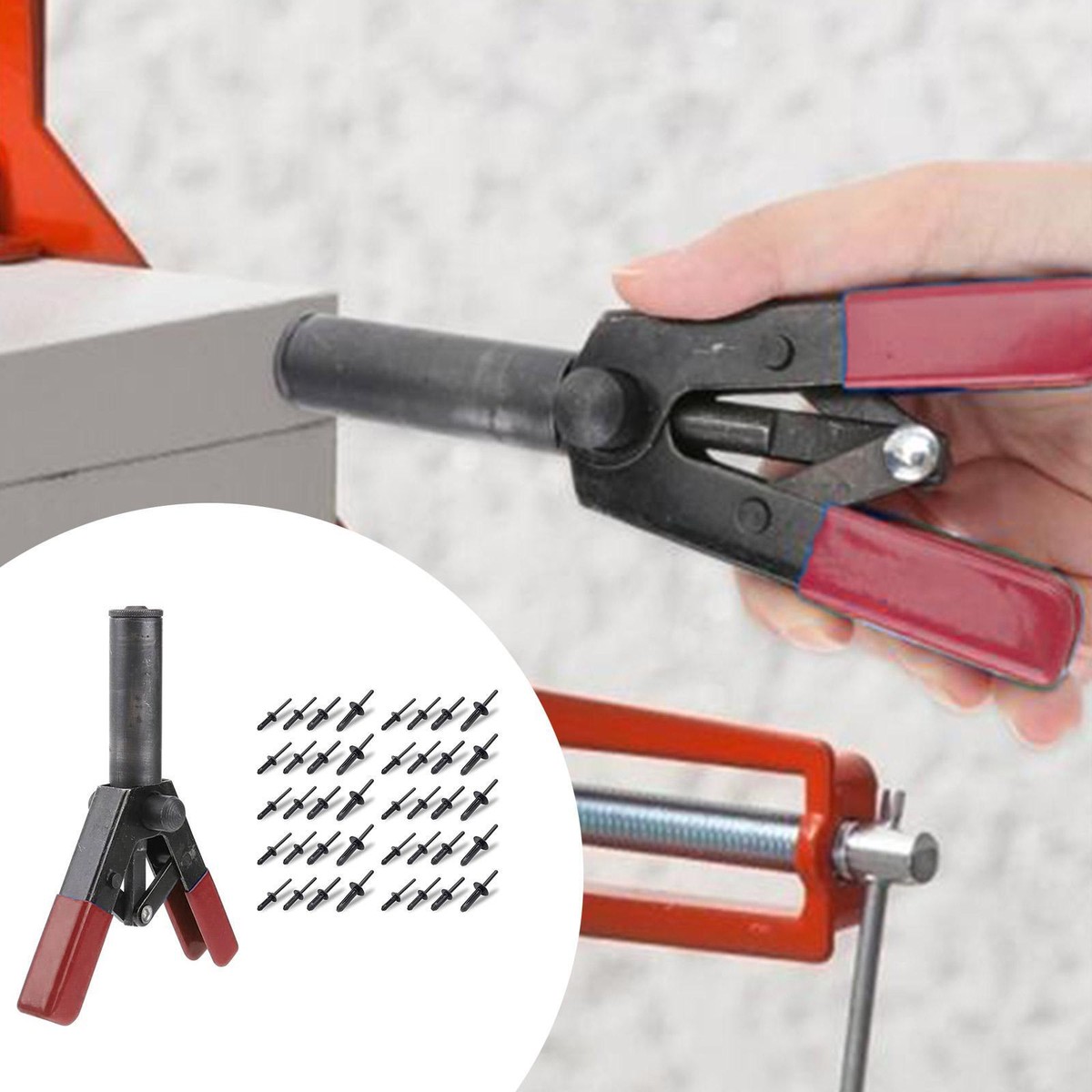 Rivet Removal Tool Kit 41-Piece Rivet Gun Kit With 4 Size Plastic ...