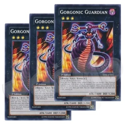 Yugioh - Gorgonic Guardian - 1st Edition NM - Plus Free Holographic ...