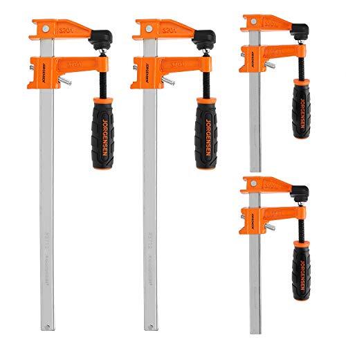 4pack Steel Bar Clamps Set 6inch & 12inch Medium Duty 600 Lbs Load ...