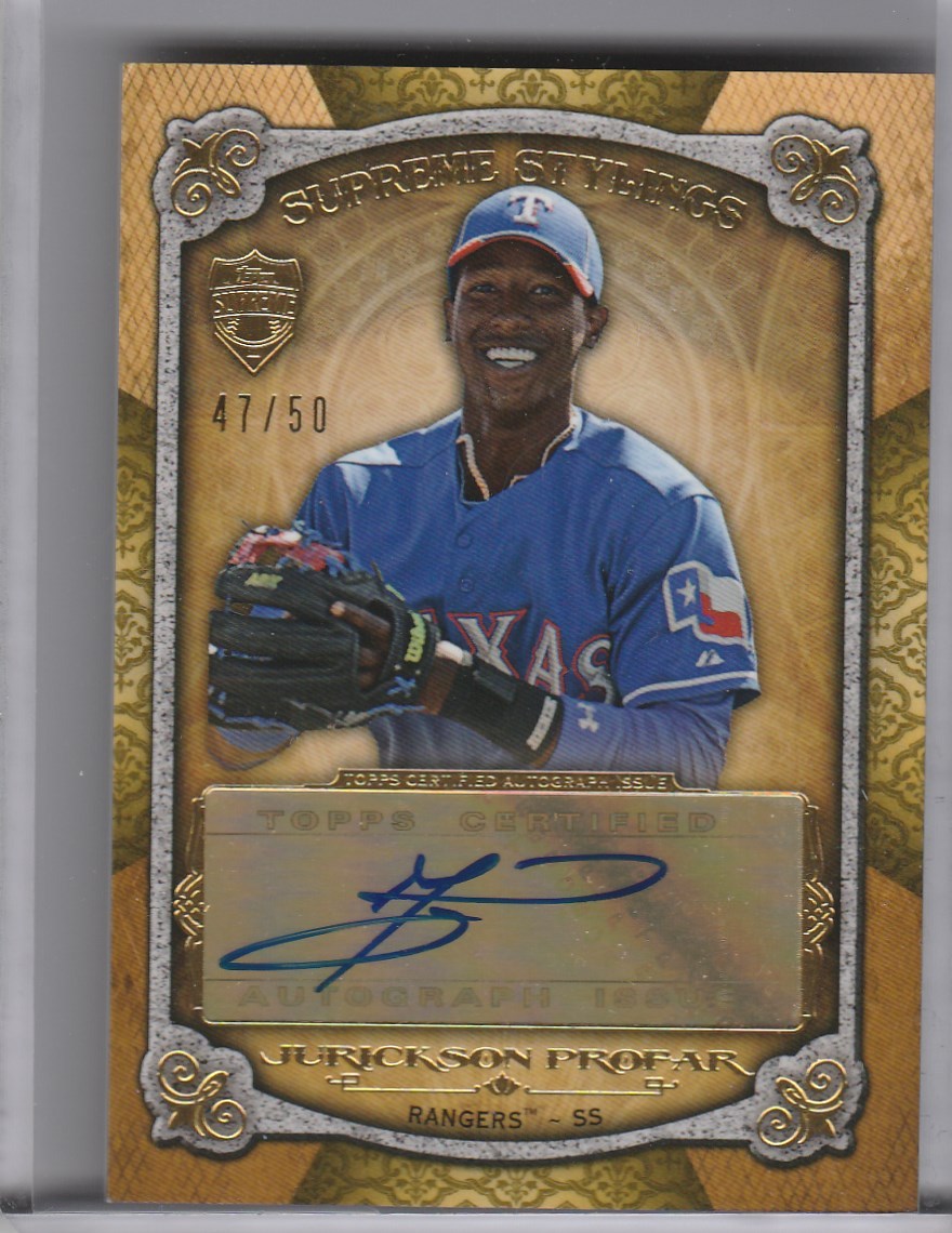 2013 Topps Supreme - Supreme Stylings Autographs #SS-JPR Jurickson ...