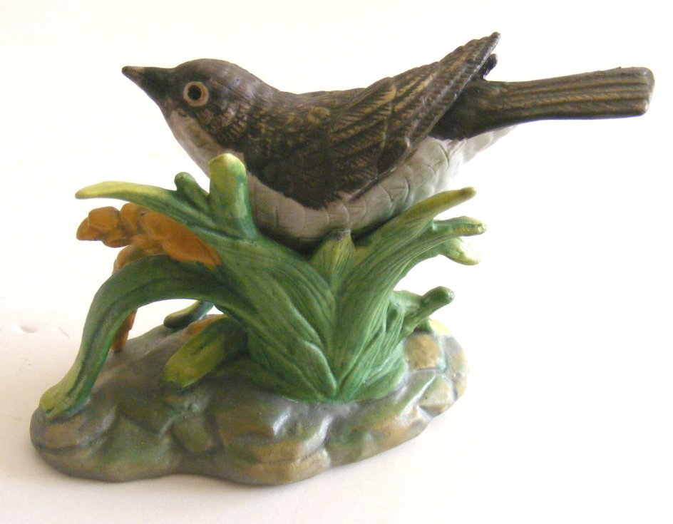 VINTAGE WELLINGTON COLLECTION BIRD FIGURINE PERCHED ON A WHEAT STEM | eBay